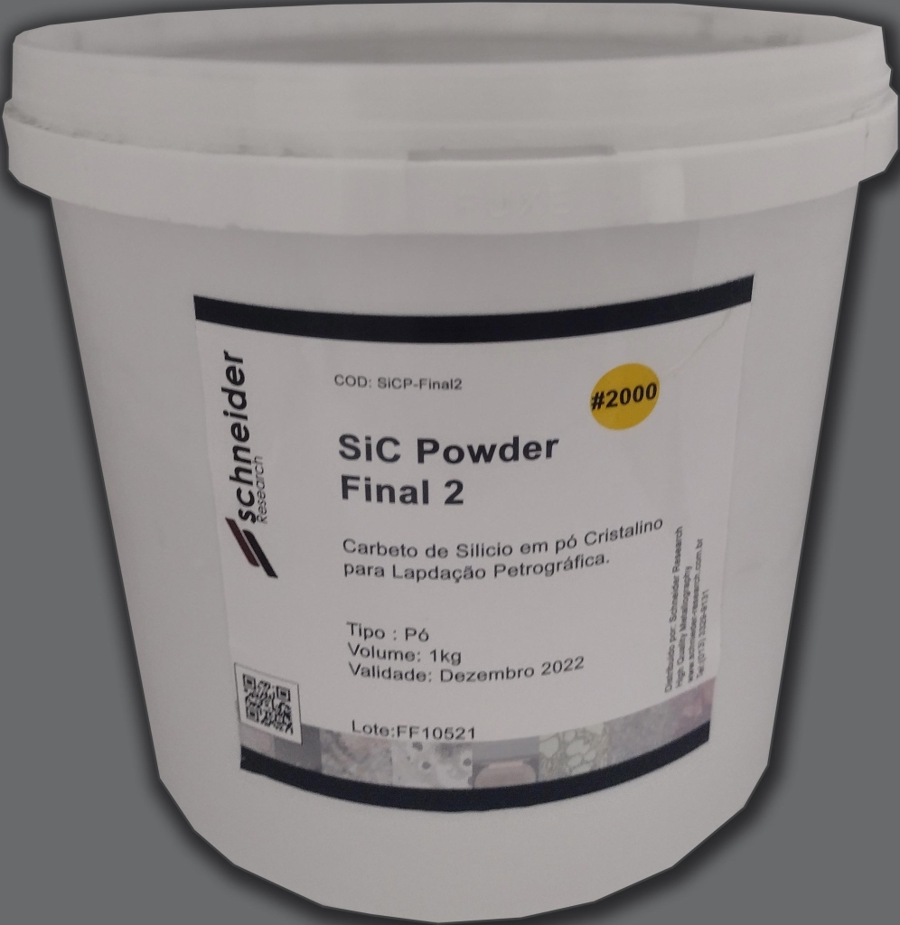 Sic Powder Grain – Schneider-Research – Metalográfia